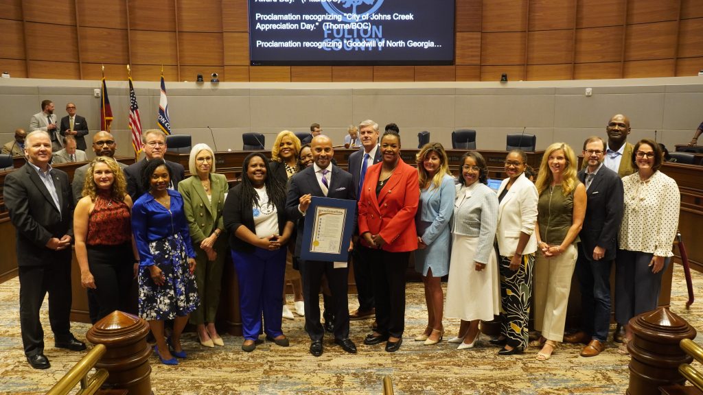 Fulton County Honors Goodwill of North Georgia for 100 Years of Service